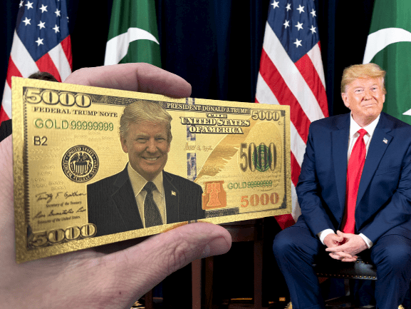 AFFILIATE PROGRAM - Commemorative Trump $5000 Buck